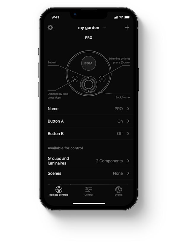 BEGA Smart app · BEGA