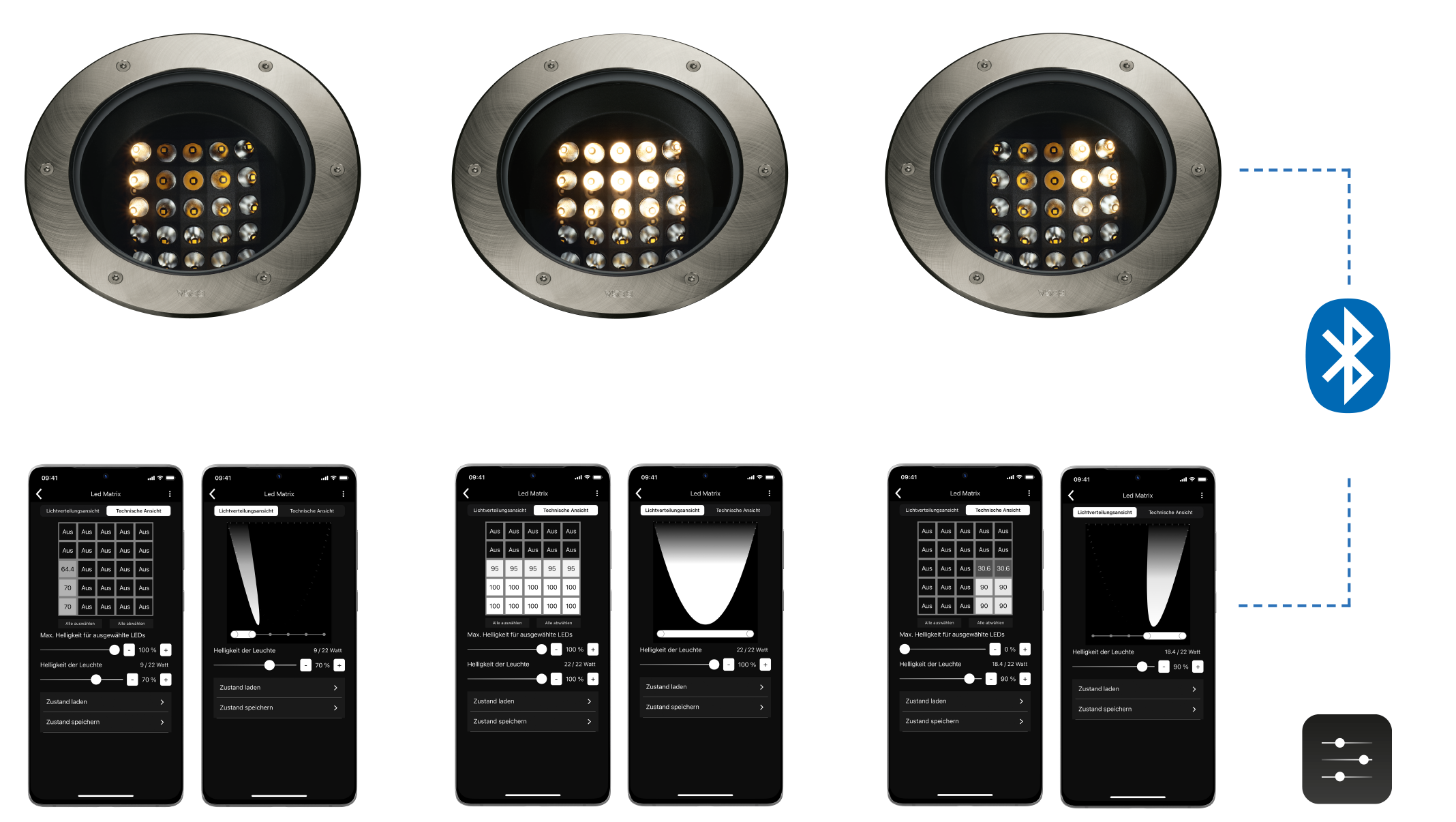 Matrix floodlights · BEGA