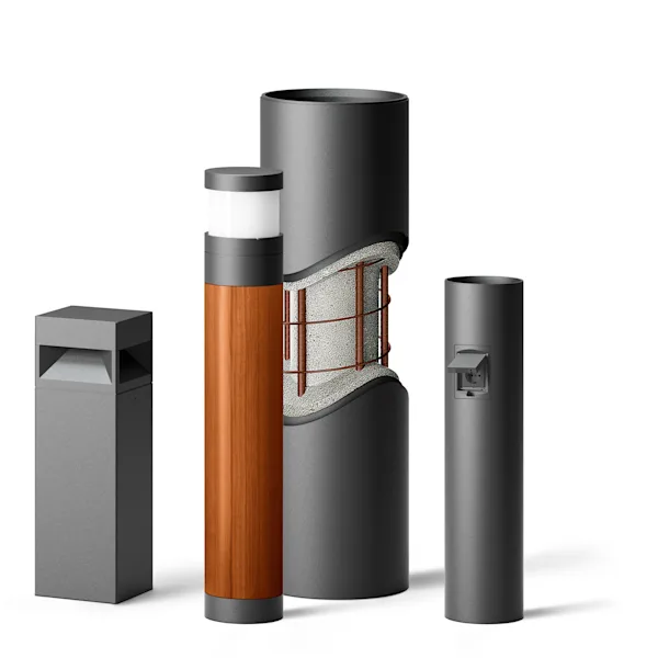 BEGA system bollards · BEGA