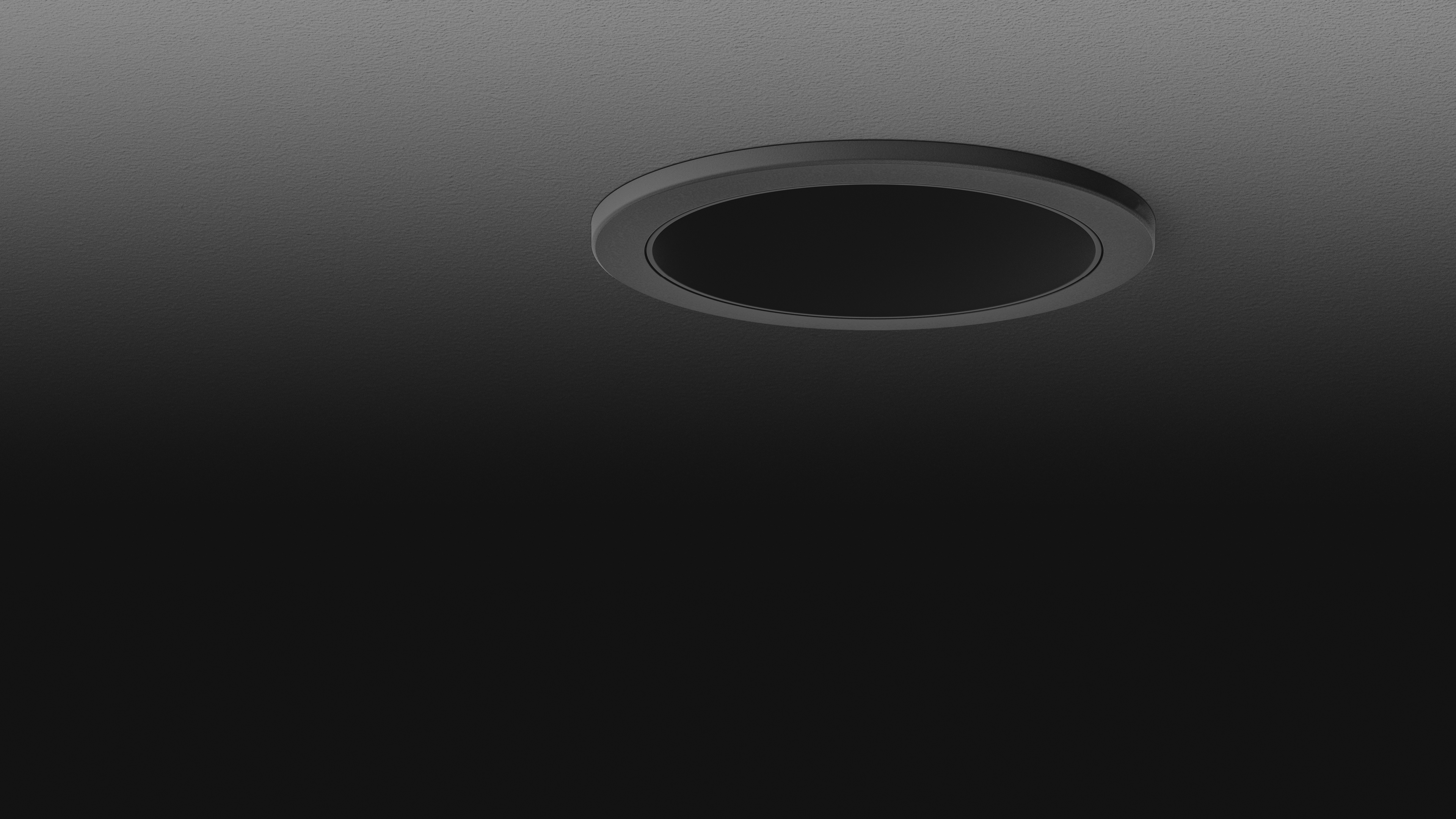 Recessed ceiling compact downlights with minimal diffuse light ...