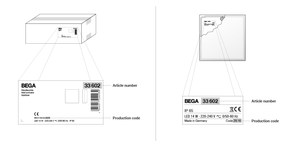 Replacement parts · BEGA