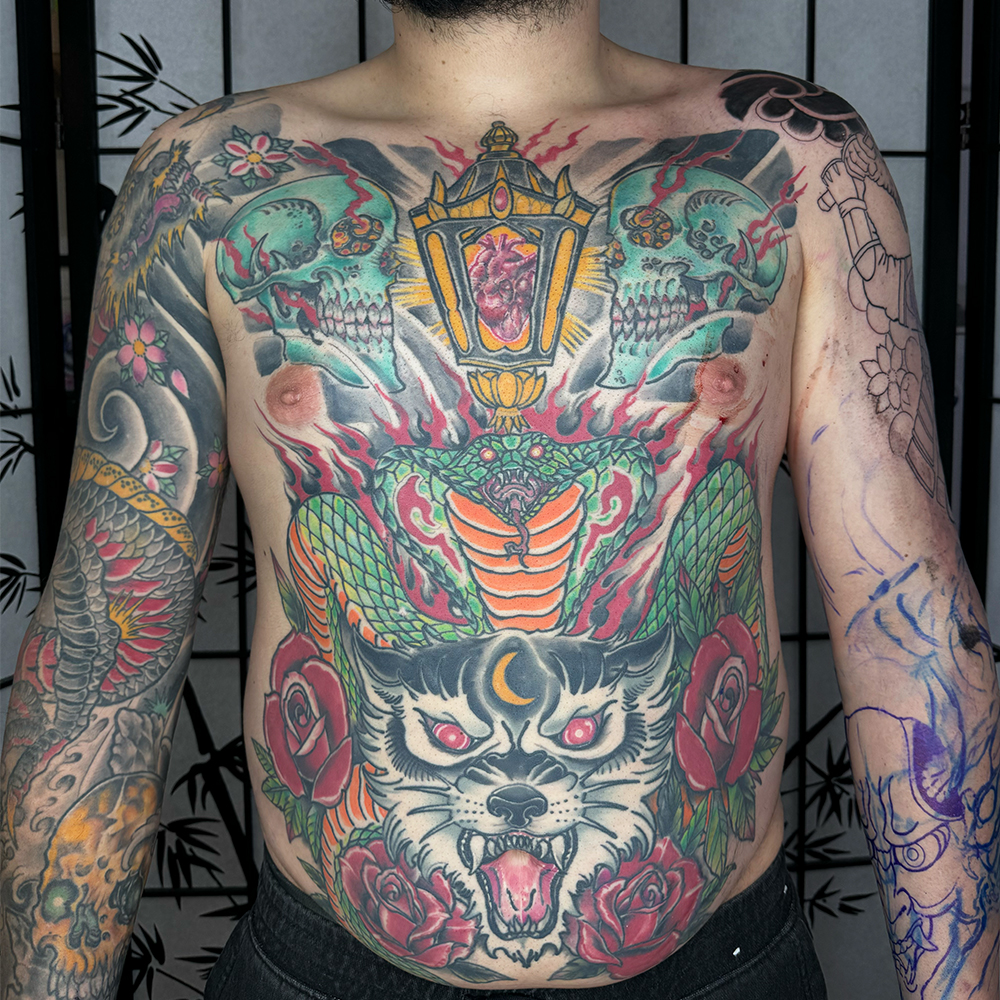 Carl Sebastian Tattoos