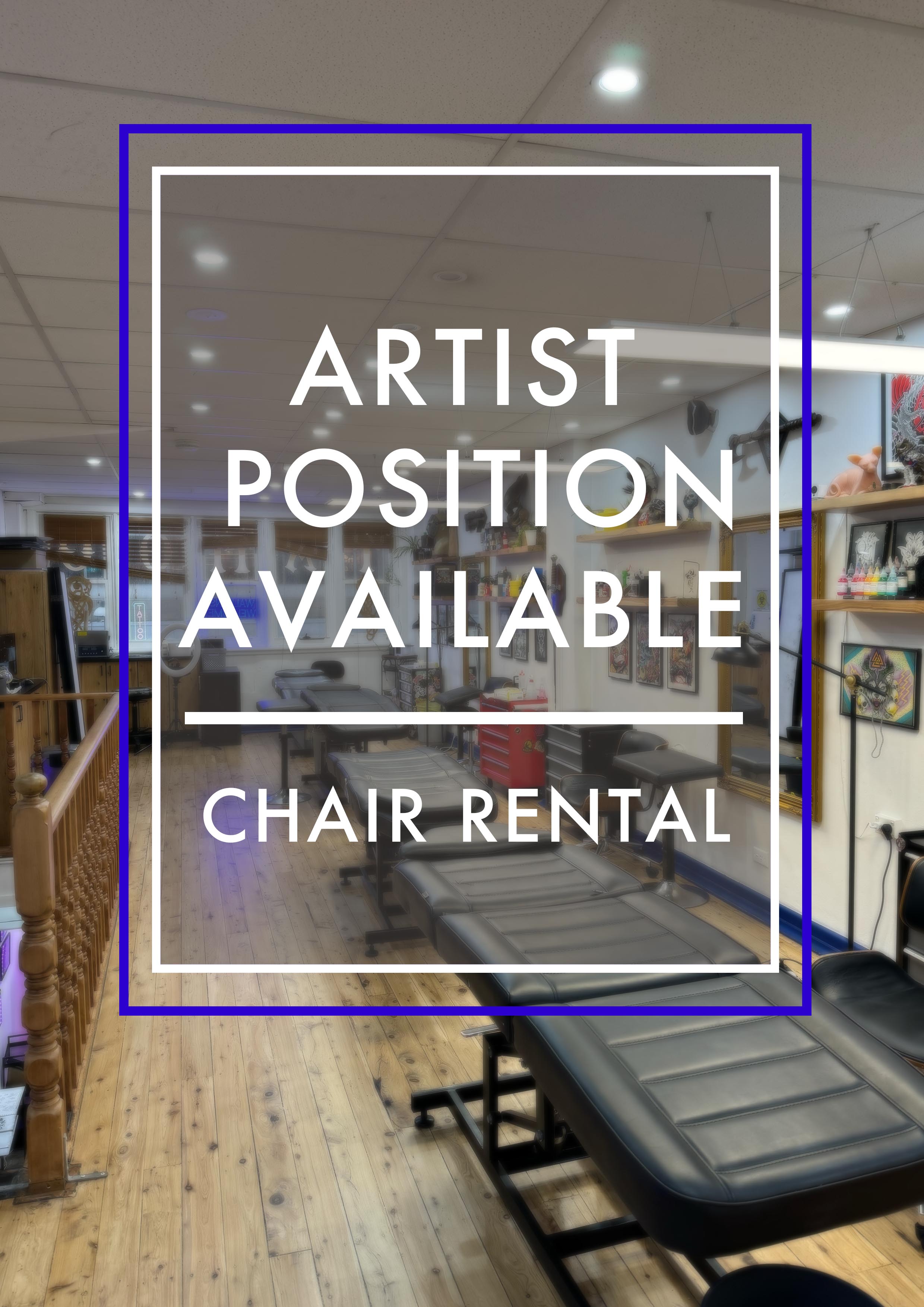 Private room Availble to rent | Valhalla Tattoo