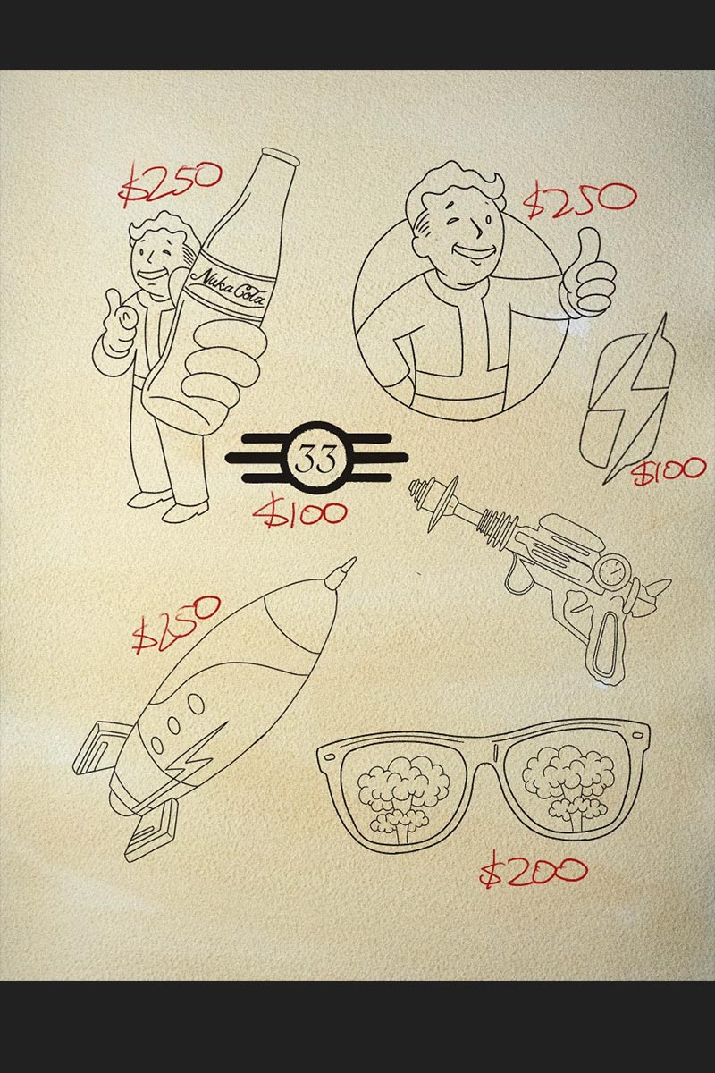 weekday discounted flash | Valhalla Tattoo