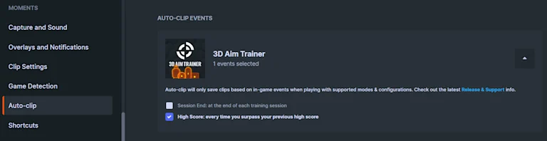 Capture High Scores in 3D Aim Trainer with Moments