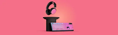Style Your Setup with pink PrismCaps and Speaker Plates