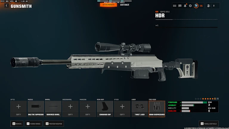 Best One-Shot Kill HDR Loadout in Warzone