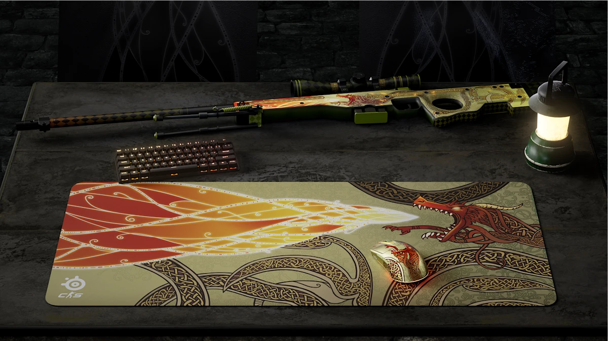 SteelSeries Wireless Gaming Mouse CS2 Dragon Lore Edition