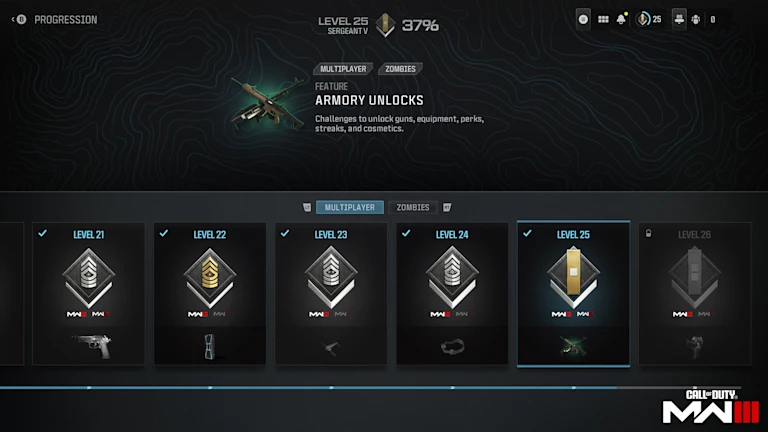 Best Items to Unlock First in the Armory in MW3