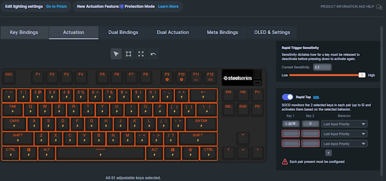 Rapid Tap for All Update — SteelSeries Keyboards