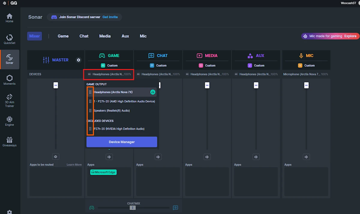 How to Use the New Sonar Device Manager — All-in-One Audio Solution