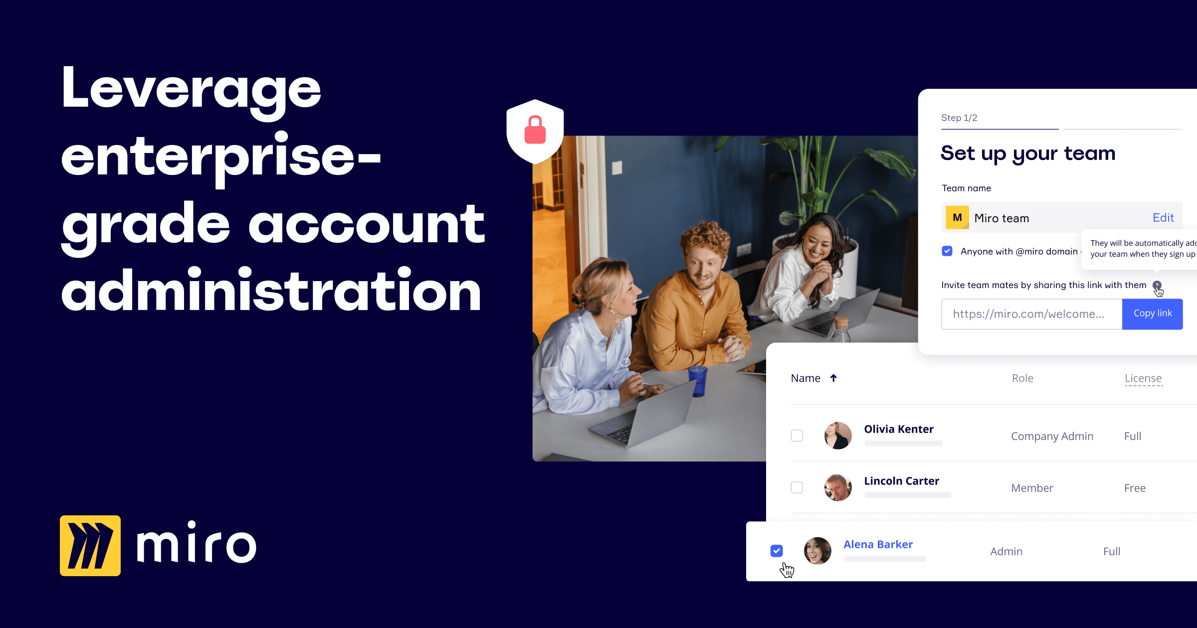 Account Administration | Securely Manage Accounts | Miro