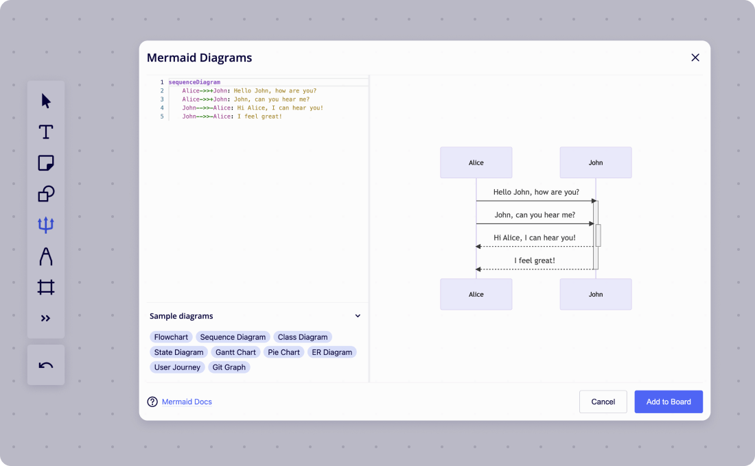 Ein einfaches Entity Relationship Diagramm Tool | Miro