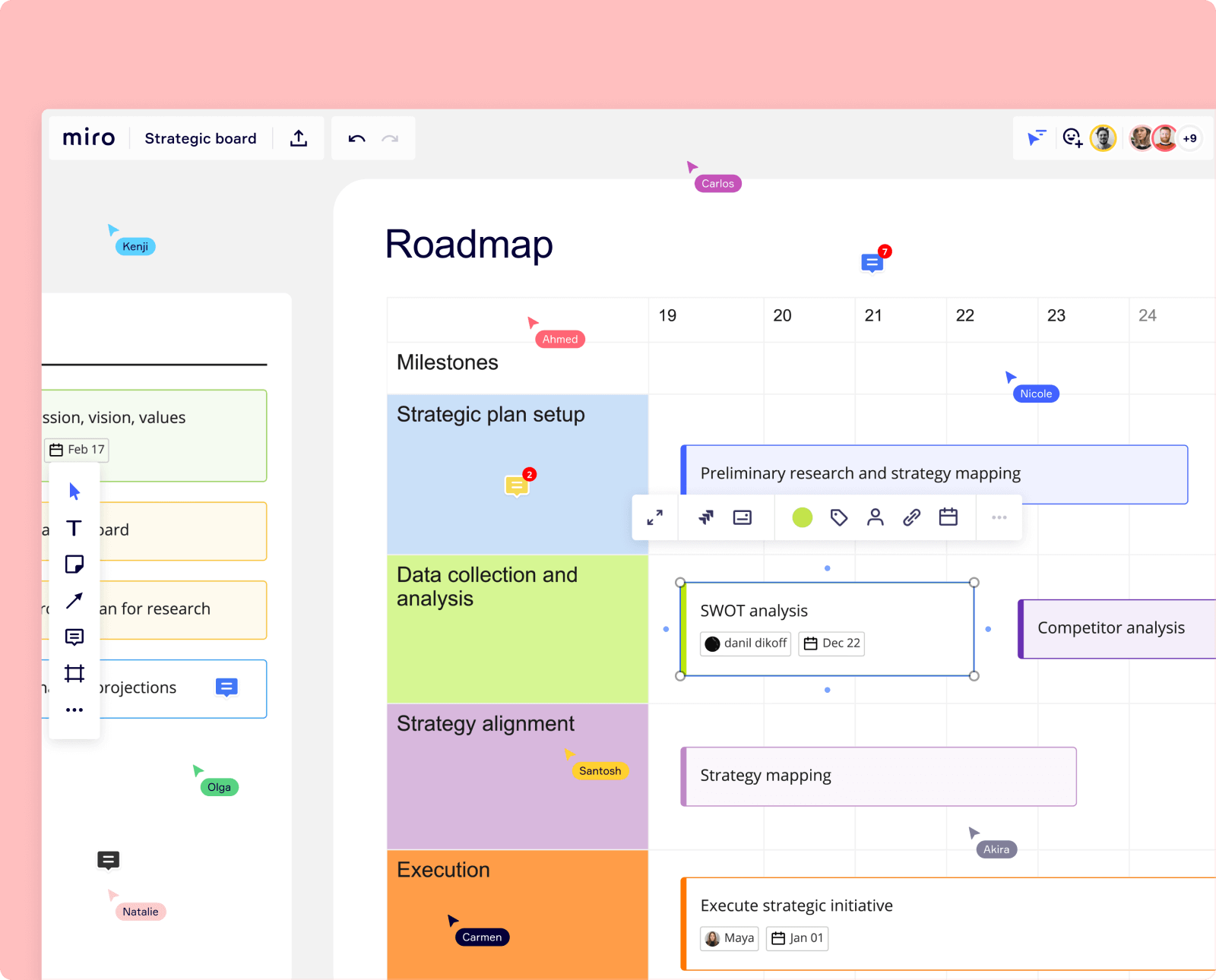 Strategic Planning Meeting Toolkit for Teams | Miro