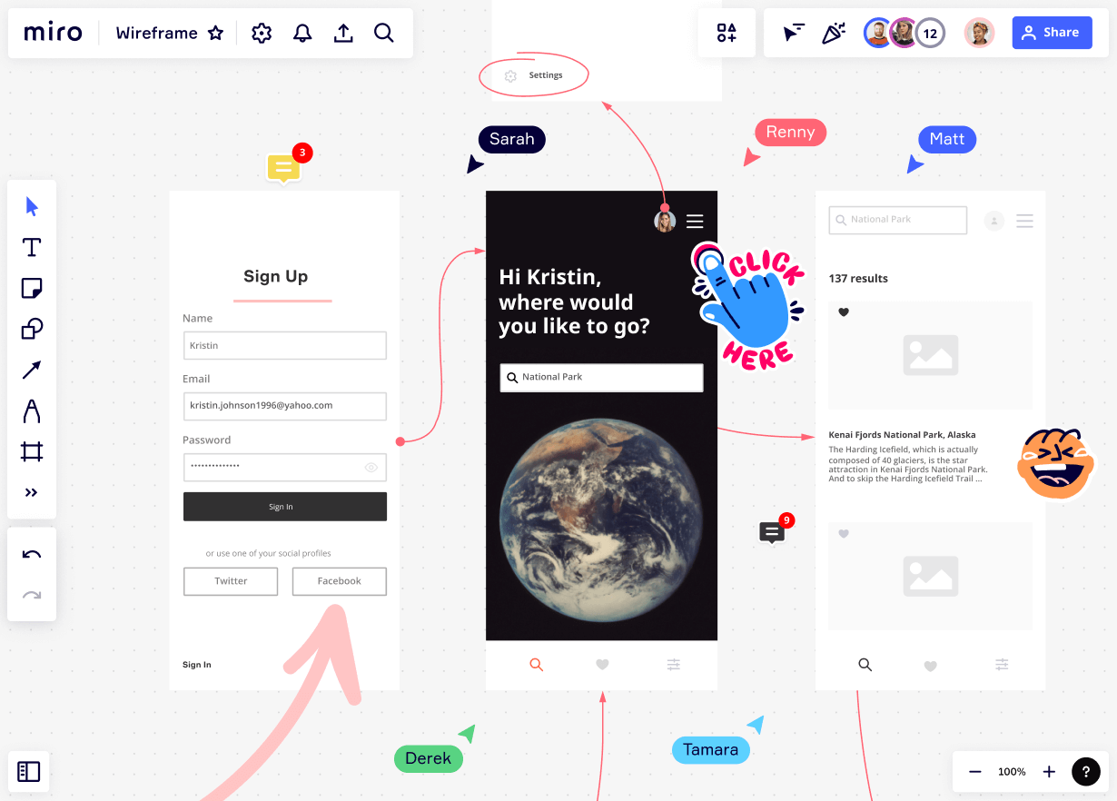 What is a Wireframe & Its Role in the Design Process | Miro