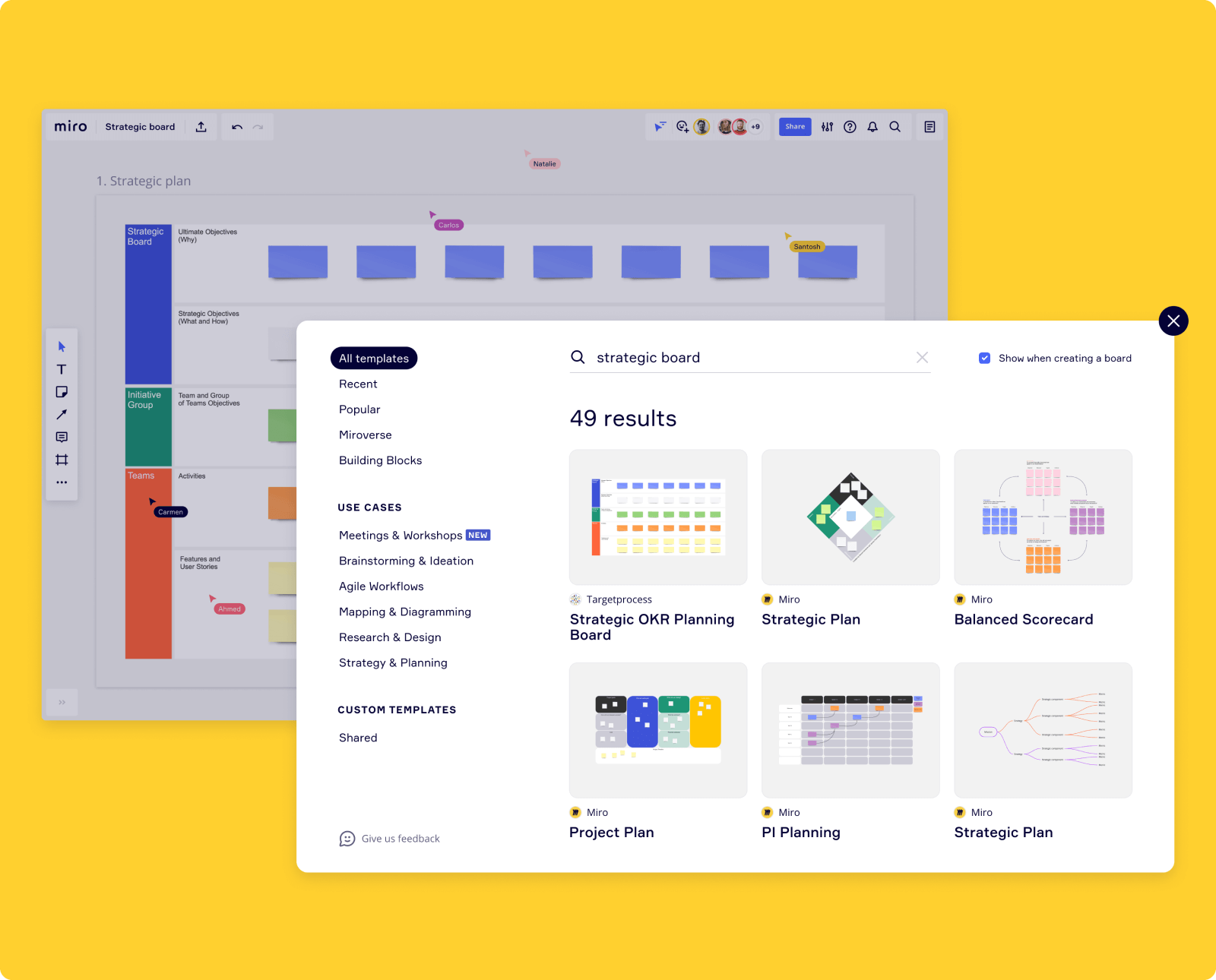 Strategic Planning Meeting Toolkit for Teams | Miro
