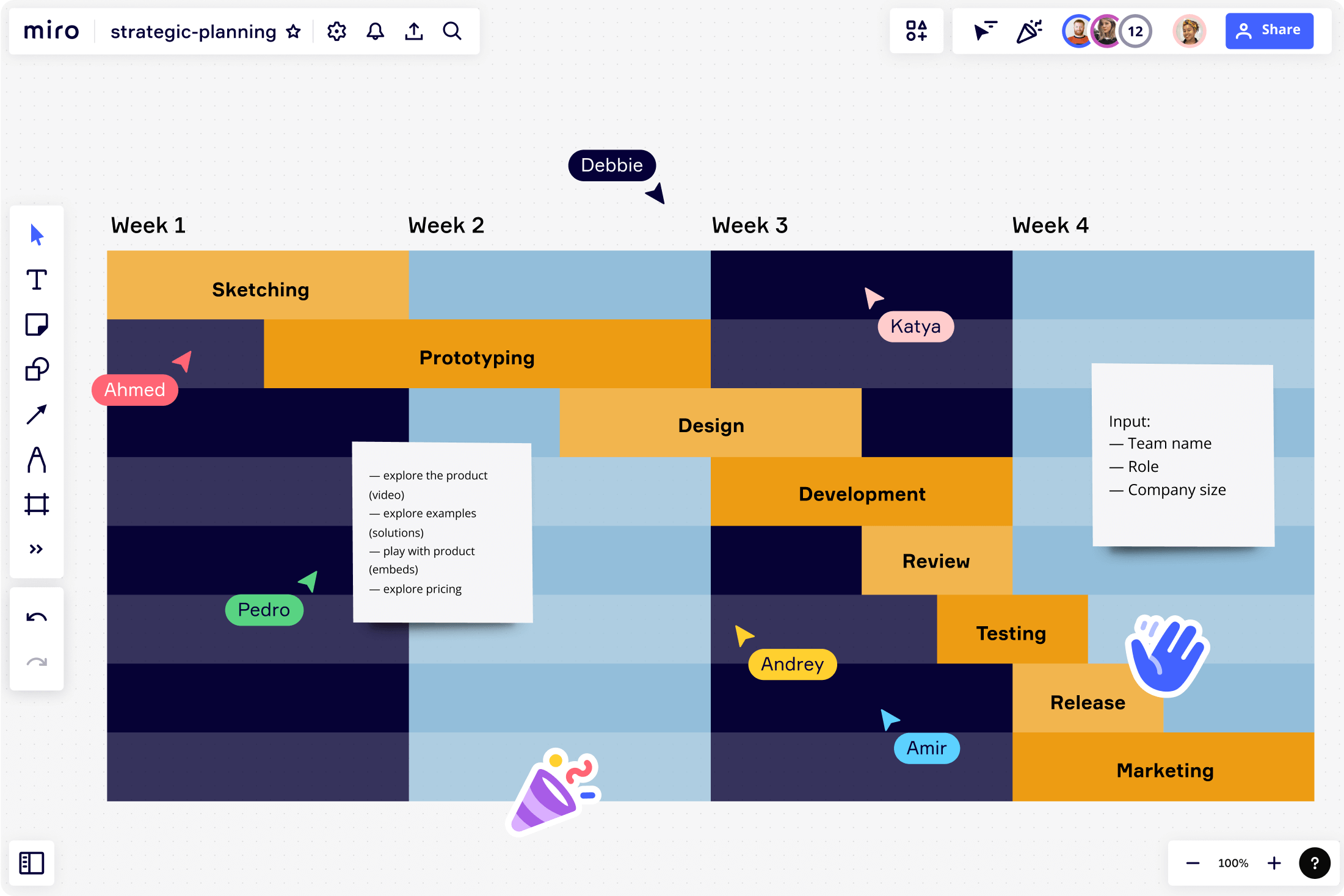 Strategic Planning Meeting Toolkit for Teams | Miro