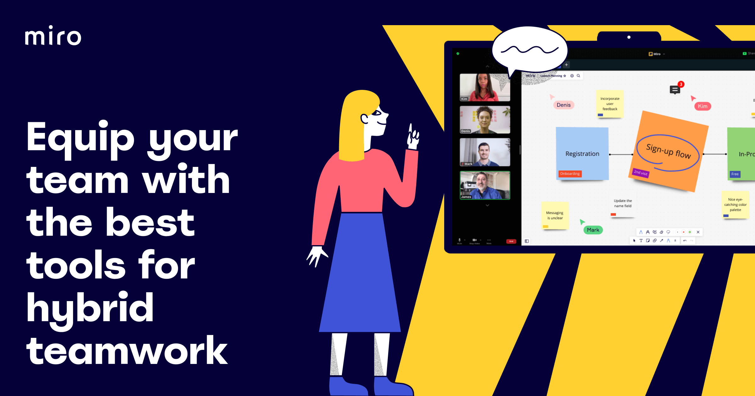 Miro & Interactive Displays: Best tools for hybrid work
