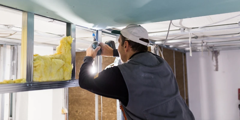 How to plasterboard a ceiling: a complete guide - Builders - Building ...