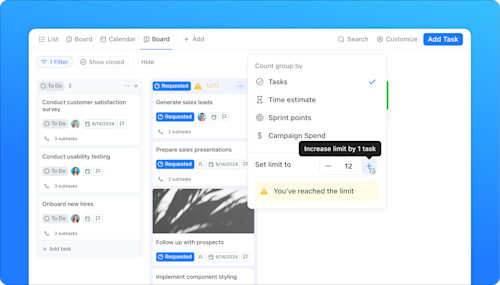 Streamline workflows with Board view