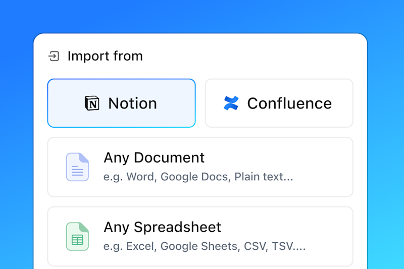 ClickUp Knowledge Management: Document, share, and instantly answer any question using AI.