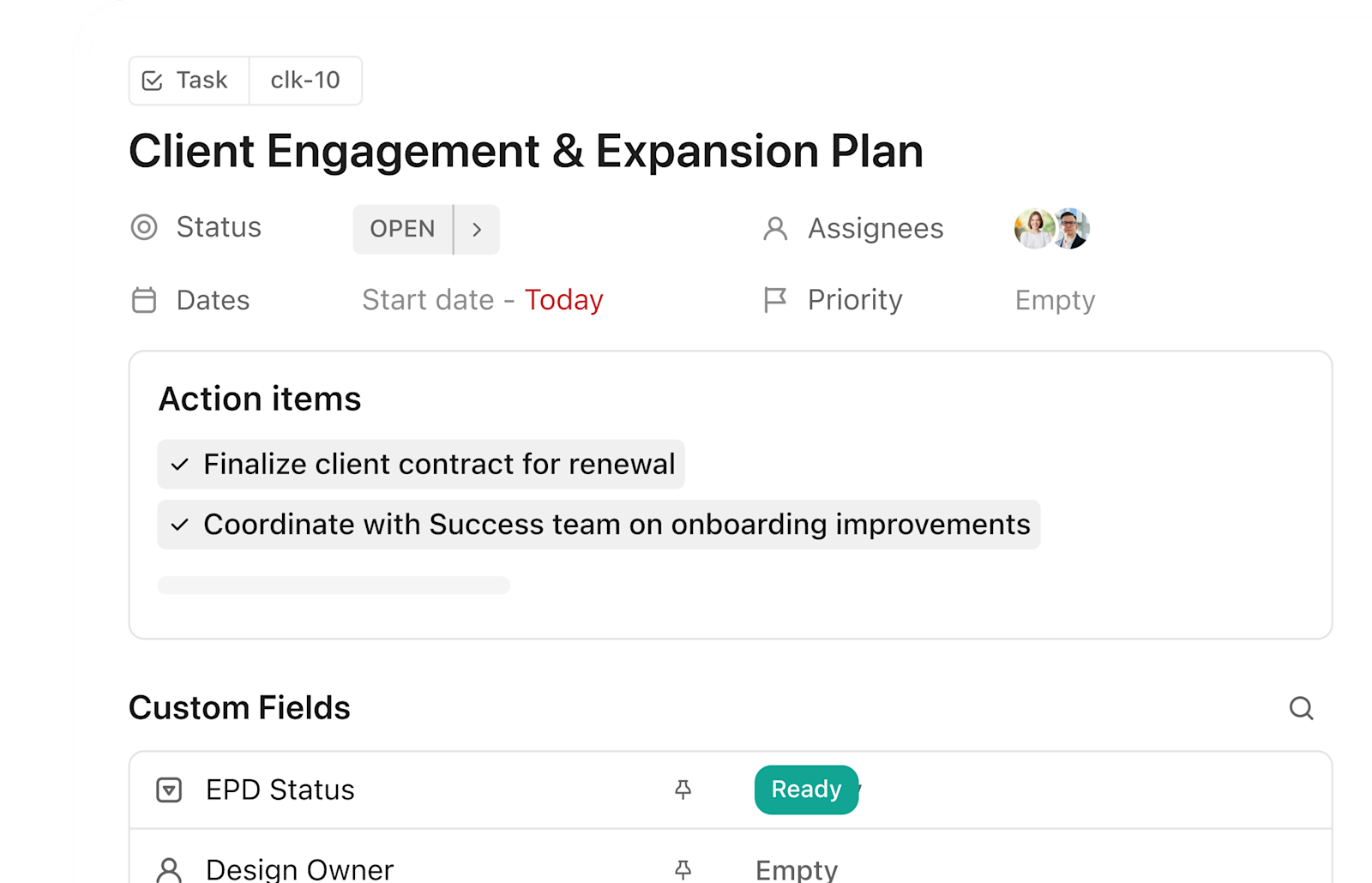 CRM Project Management Software by ClickUp™
