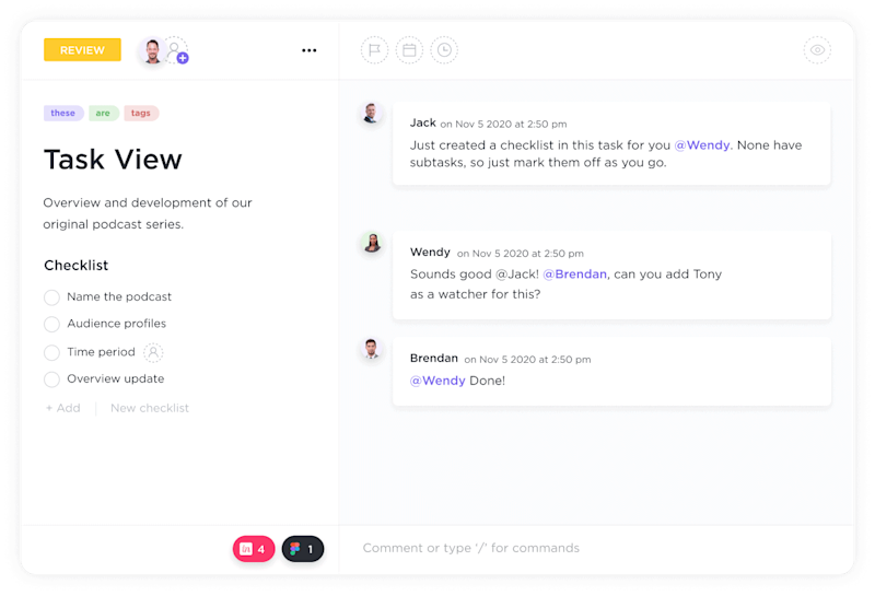 Build and manage your dream team with ClickUp™
