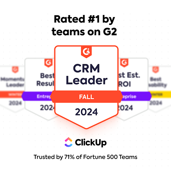 The Best CRM Solution For Small Businesses | ClickUp™