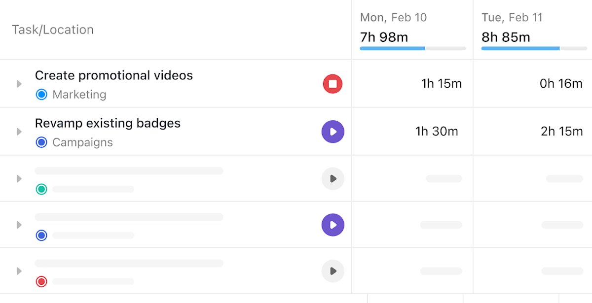 Project Management Software with Timesheets | ClickUp™