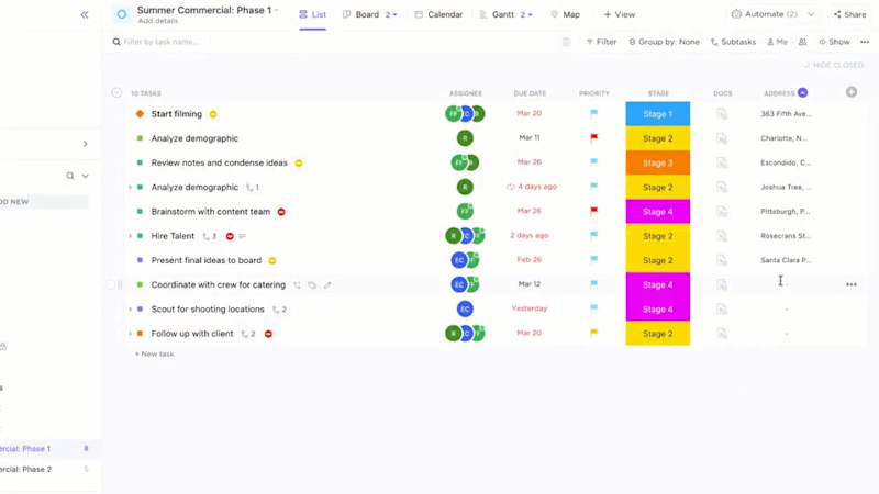 Project Management Software with Map Visualization | ClickUp™