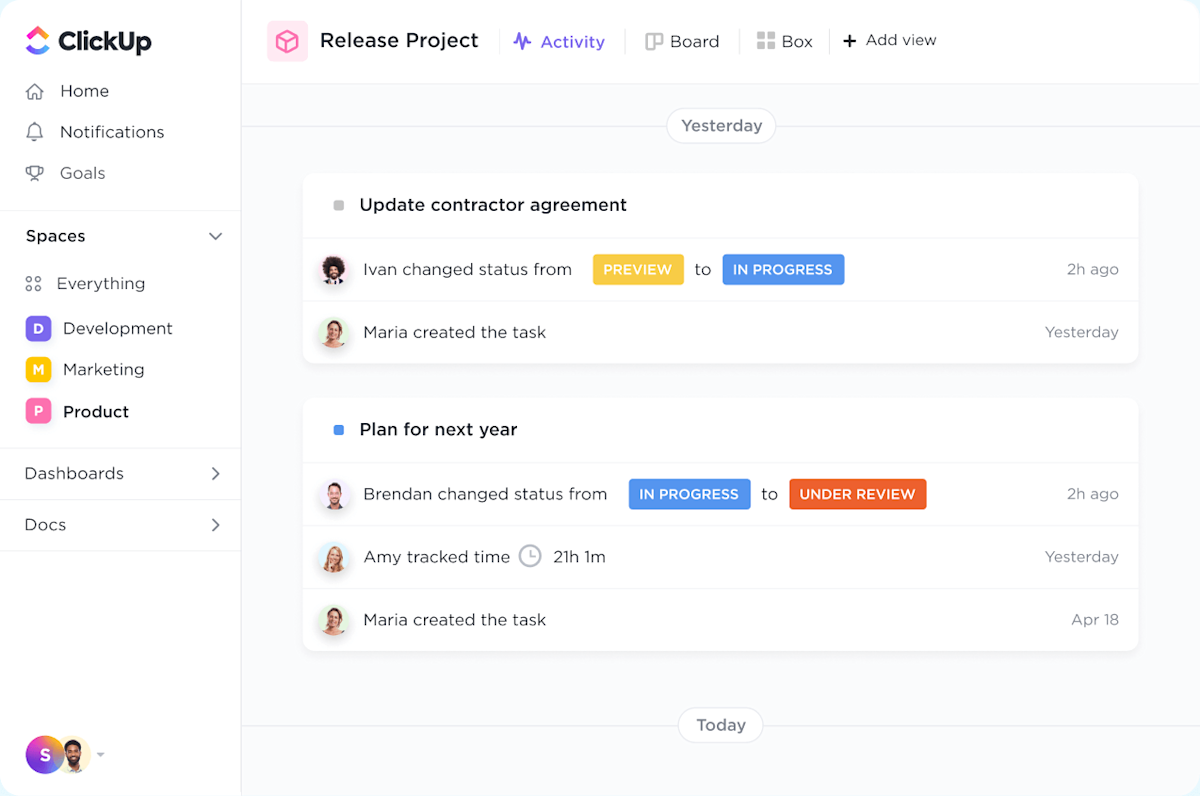 ClickUp™ - View your work, your way.