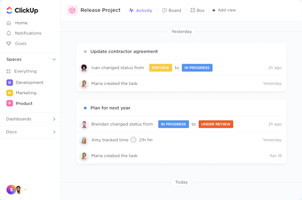 ClickUp™ - View your work, your way.