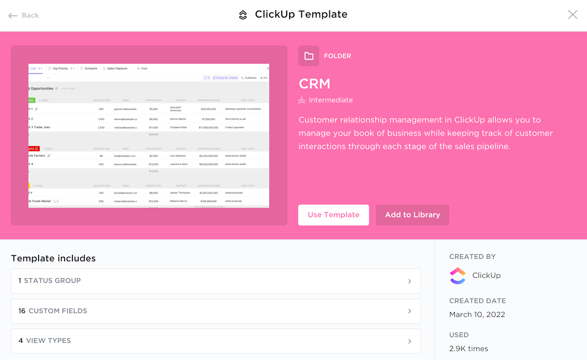 Construction Project Management Software by ClickUp™
