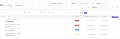 Project Management Software with Custom Fields | ClickUp™