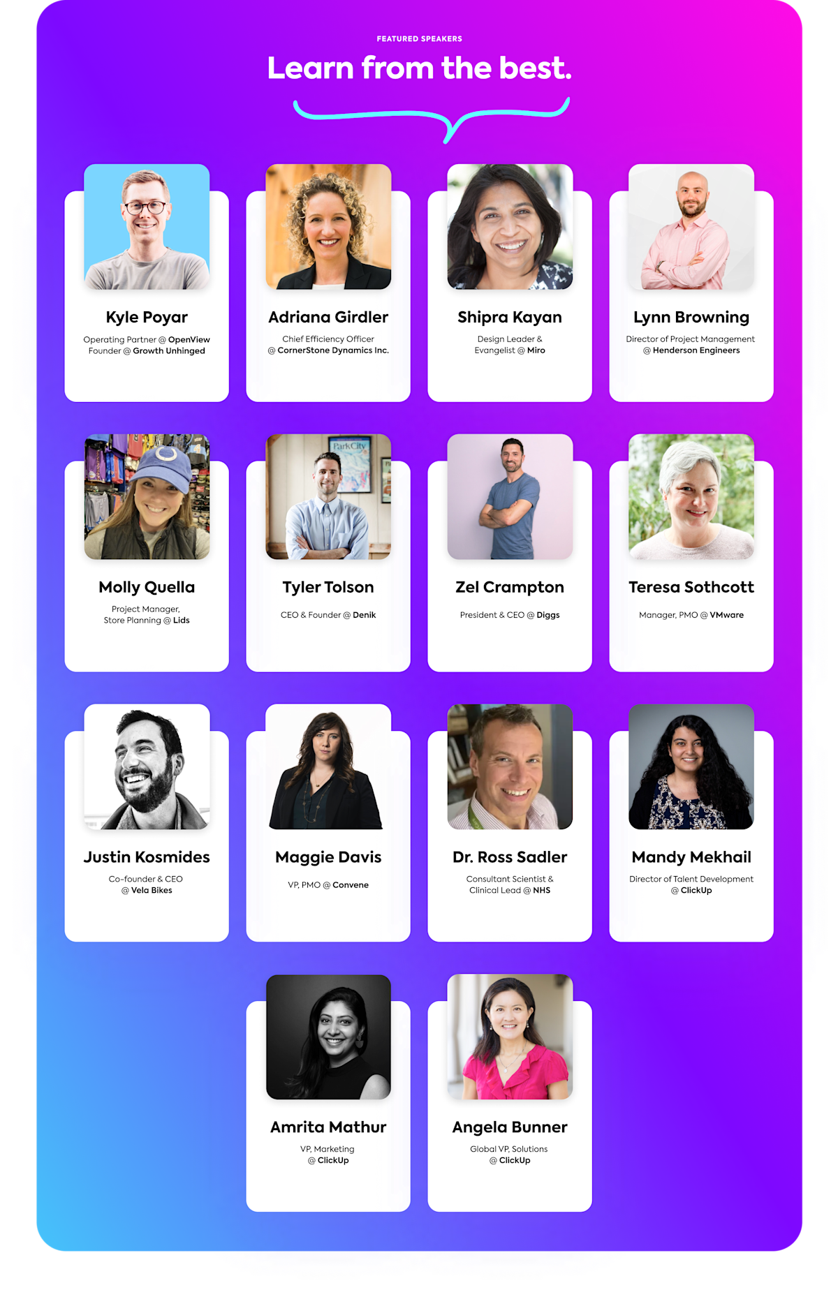 Vision to Victory Virtual Summit Registration | ClickUp™