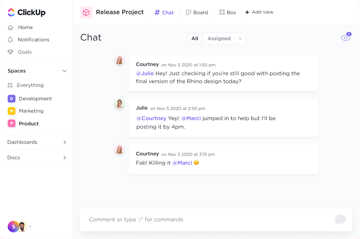 ClickUp™ - View your work, your way.
