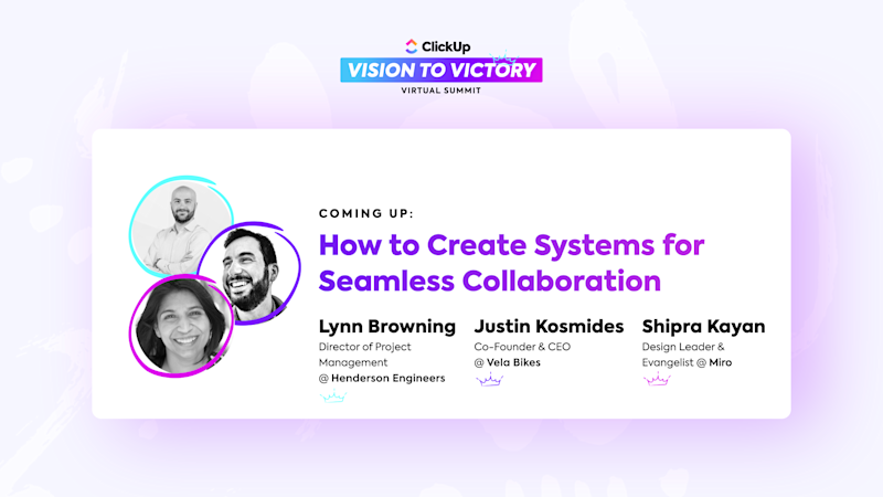Vision to Victory Summit | ClickUp™