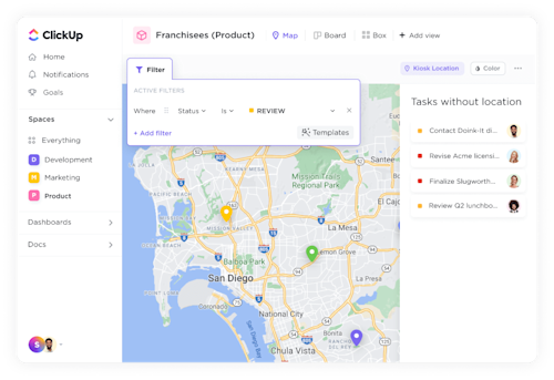 Project Management Software with Map Visualization | ClickUp™