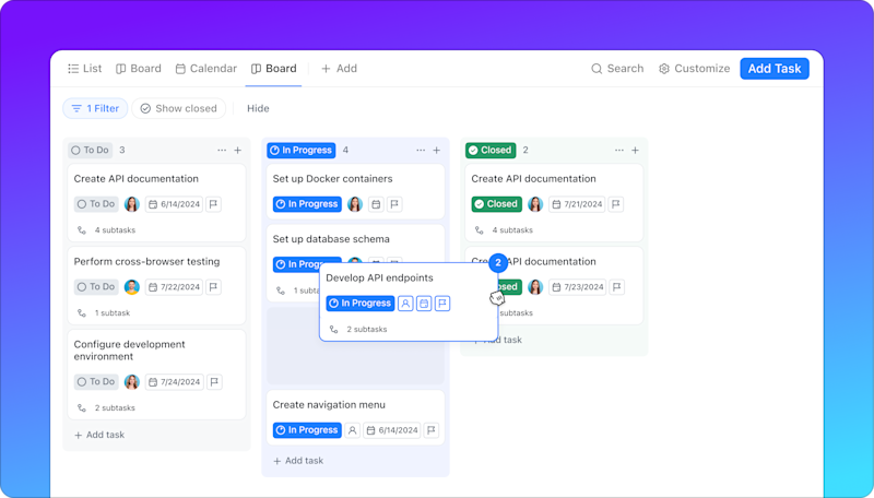 Streamline workflows with Board view