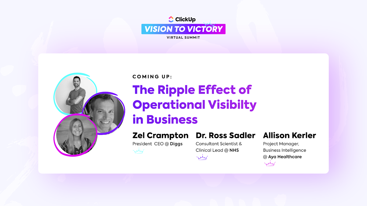 Vision to Victory Summit | ClickUp™