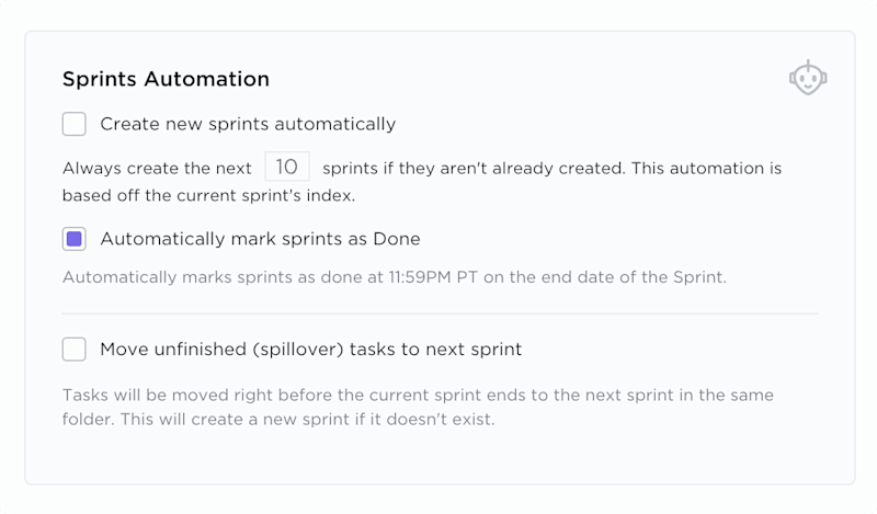 Sprints Planning Software - Build & Automate Your Agile Workflow with ClickUp™