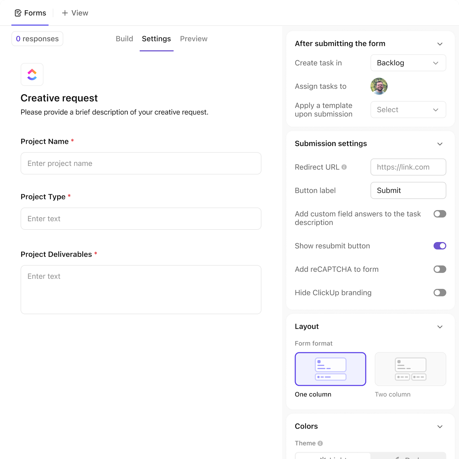 Project Management Software with Form Builder | ClickUp™