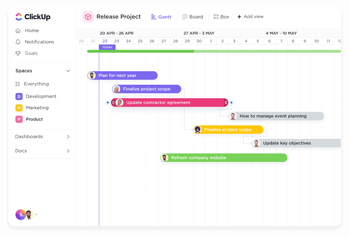 ClickUp™ | Dates & Times