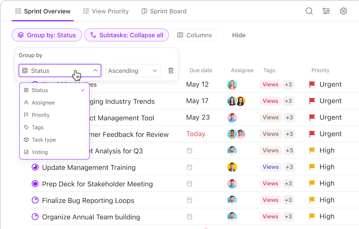 Sprints Planning Software - Build & Automate Your Agile Workflow with ClickUp™