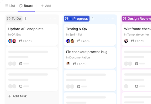 Streamline workflows with Board view