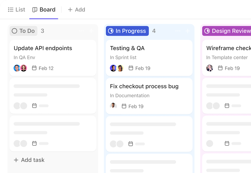 Streamline workflows with Board view