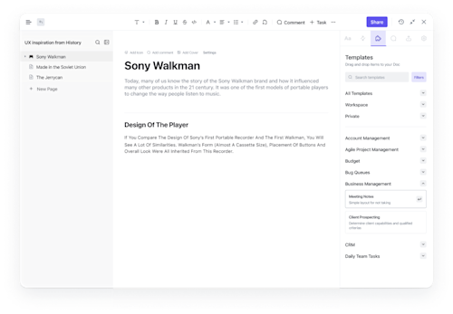 Project Management Software with Document Sharing | ClickUp™