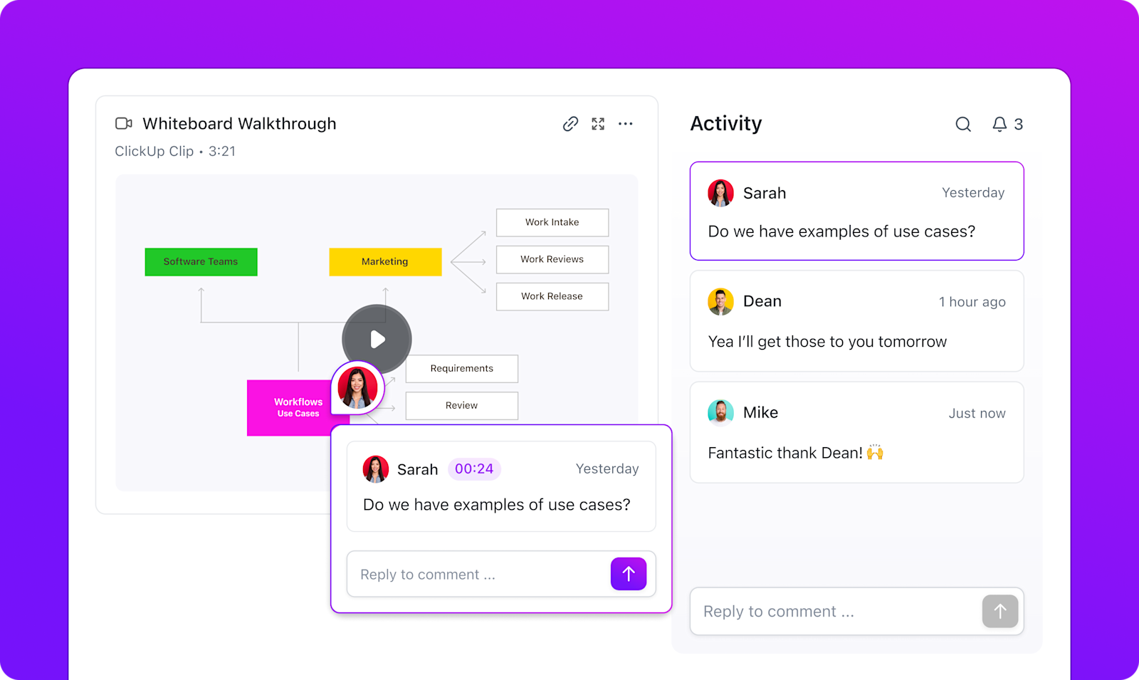 Clips: Screen Recording for Teams | ClickUp