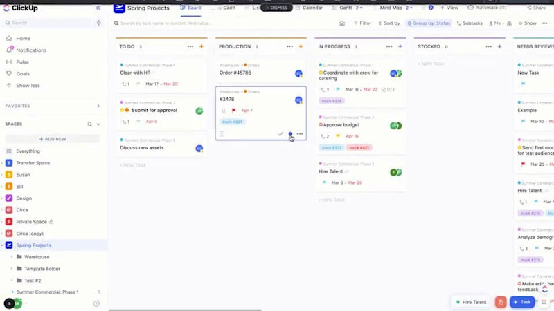 Board View in ClickUp™