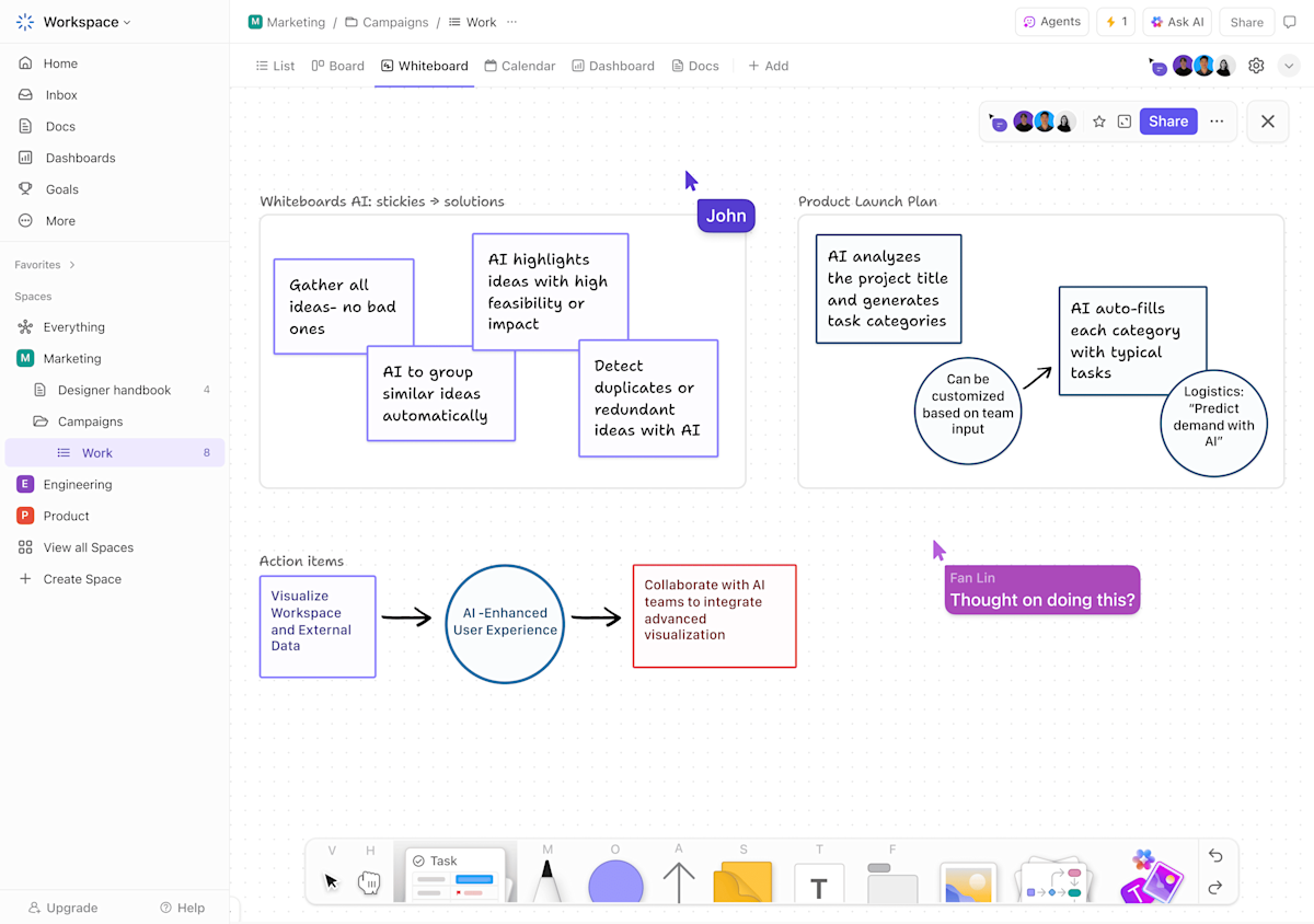 Process Mapping Software— Powered by AI | ClickUp™